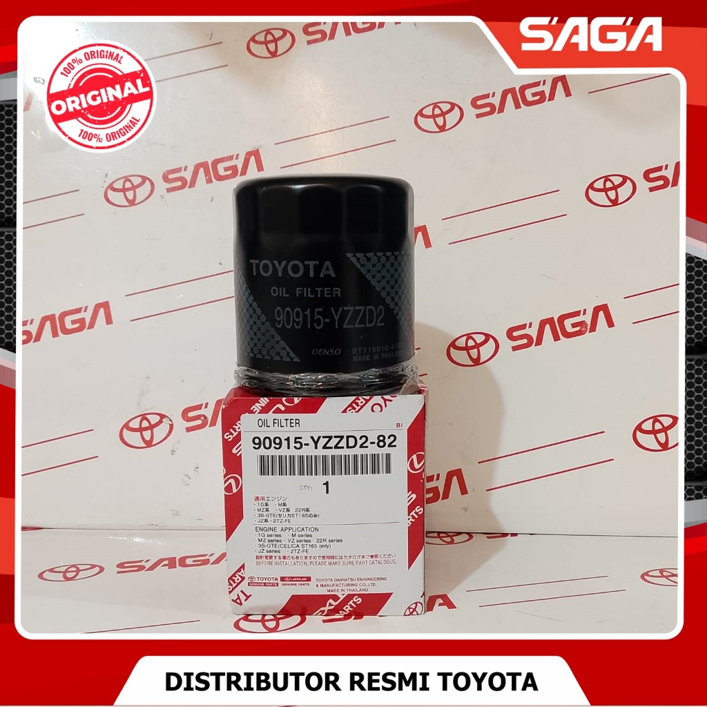 Jual SAGA | FILTER OLI Oil Filter Saringan Oli ORI 90915-YZZD2-82 ...