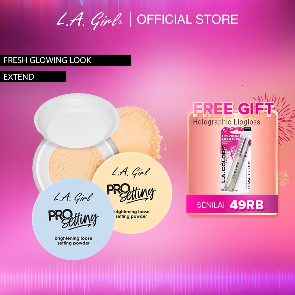 Jual LA GIRL Pro Setting Brightening Loose Setting Powder | Shopee ...