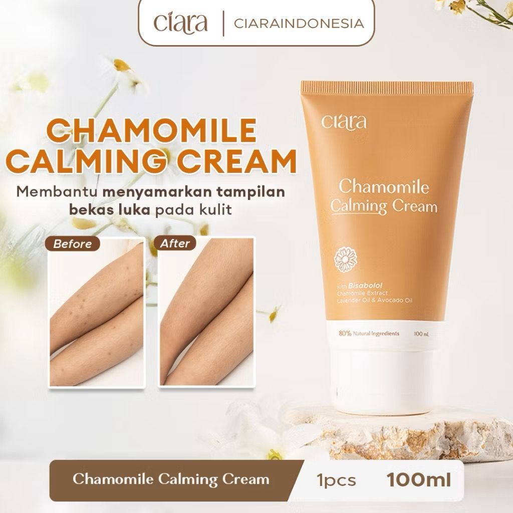 Jual Ciara Chamomile Calming Cream 100ml | Krim Menyamarkan Tampilan ...