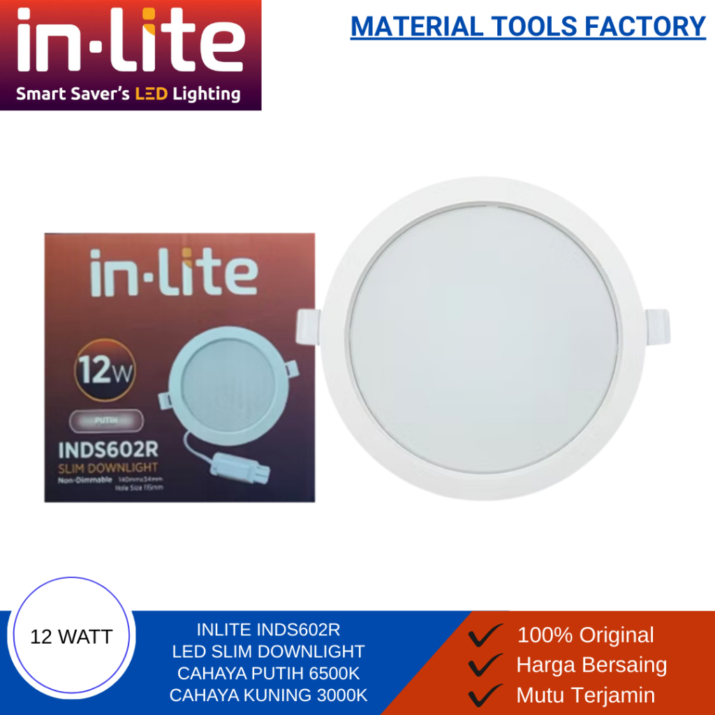 Jual Lampu LED - Lampu Downlight Plafon - Downlight InLite Lampu LED ...