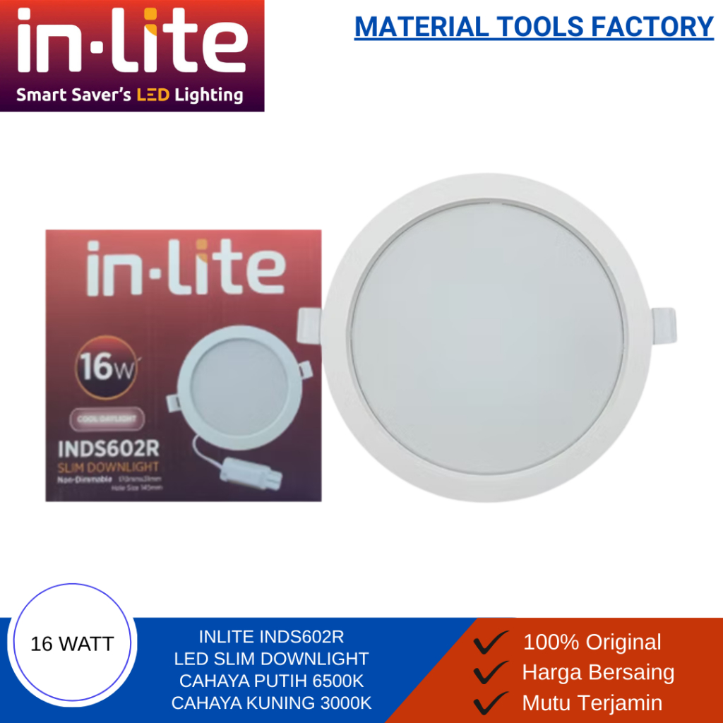 Jual Lampu LED - Lampu Downlight Plafon - Downlight InLite Lampu LED ...