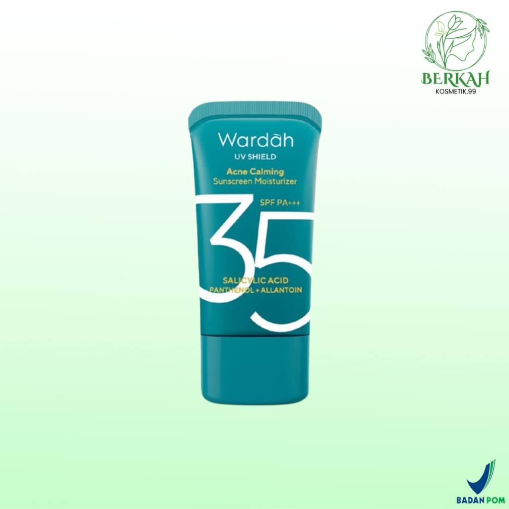 Jual WARDAH UV SHIELD ACNE CALMING SUNSCREEN MOISTURIZER SPF 35 PA ...