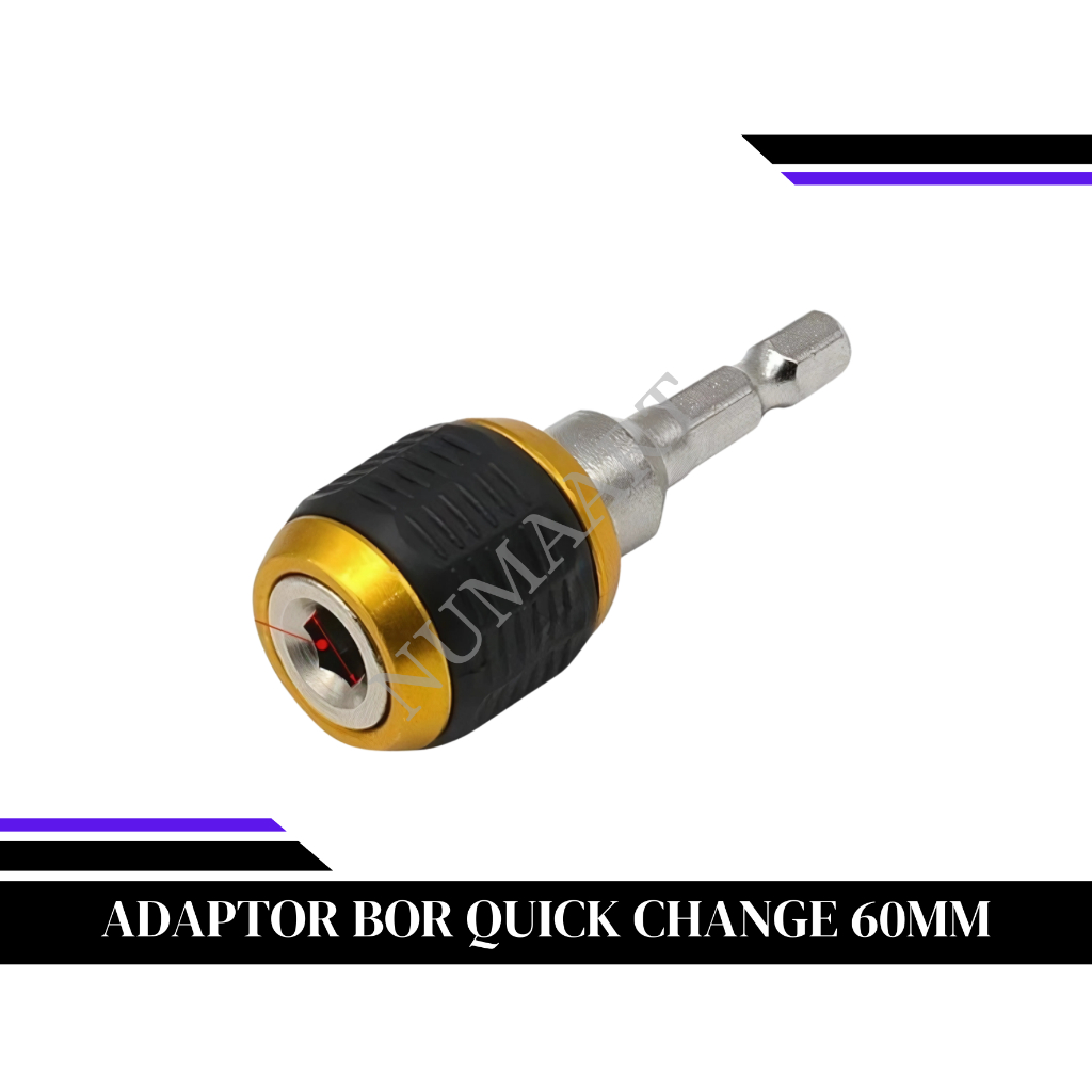 Jual ADAPTOR MATA BOR QUICK CHANGE CHUCK HEKSAGONAL 60MM UNTK MESIN BOR ...