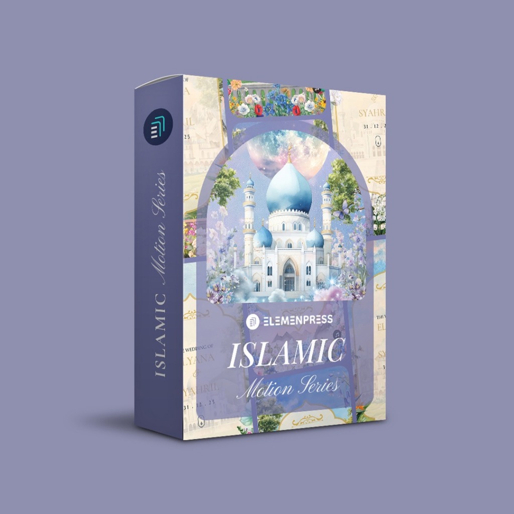 Jual Template JSON Islamic Motion Series Elemenpress Undangan Website ...