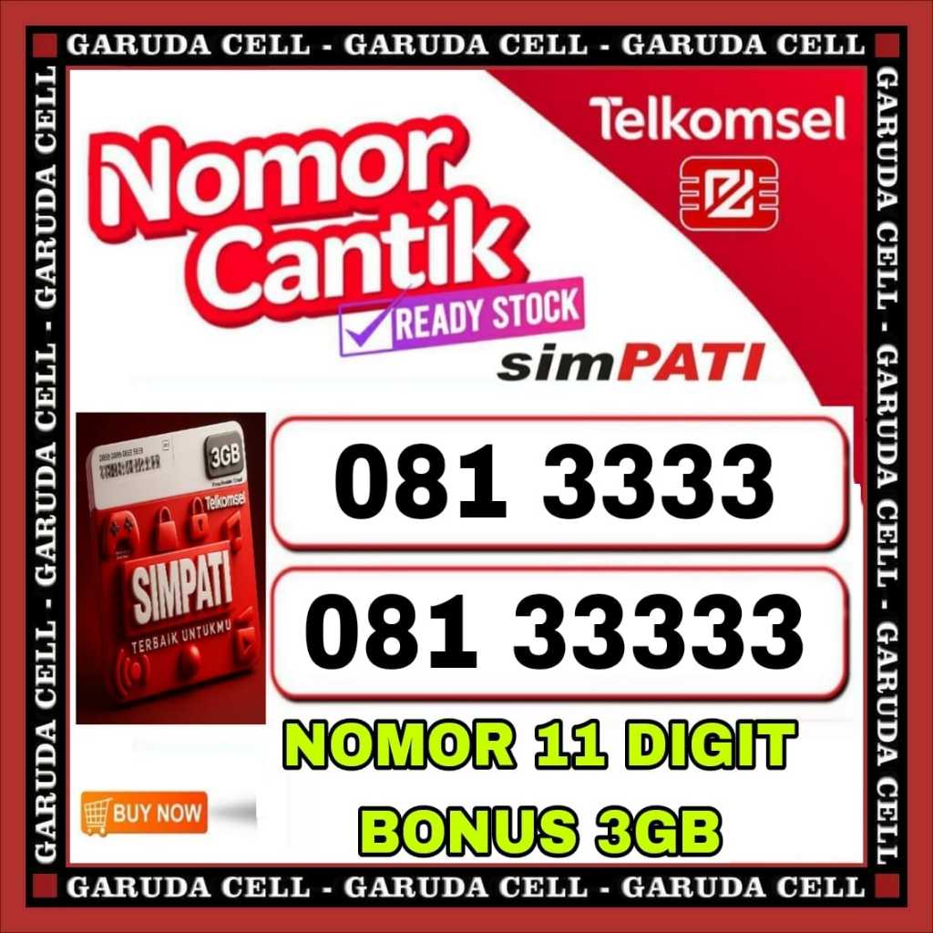 Jual Nomor cantik simpati nomor 10 digit - nomor 11 digit - Nomor Super ...