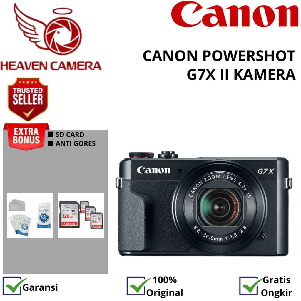 Jual CANON POWERSHOT G7X II / CANON POWERSHOT G7X MARK II / CANON G7X ...