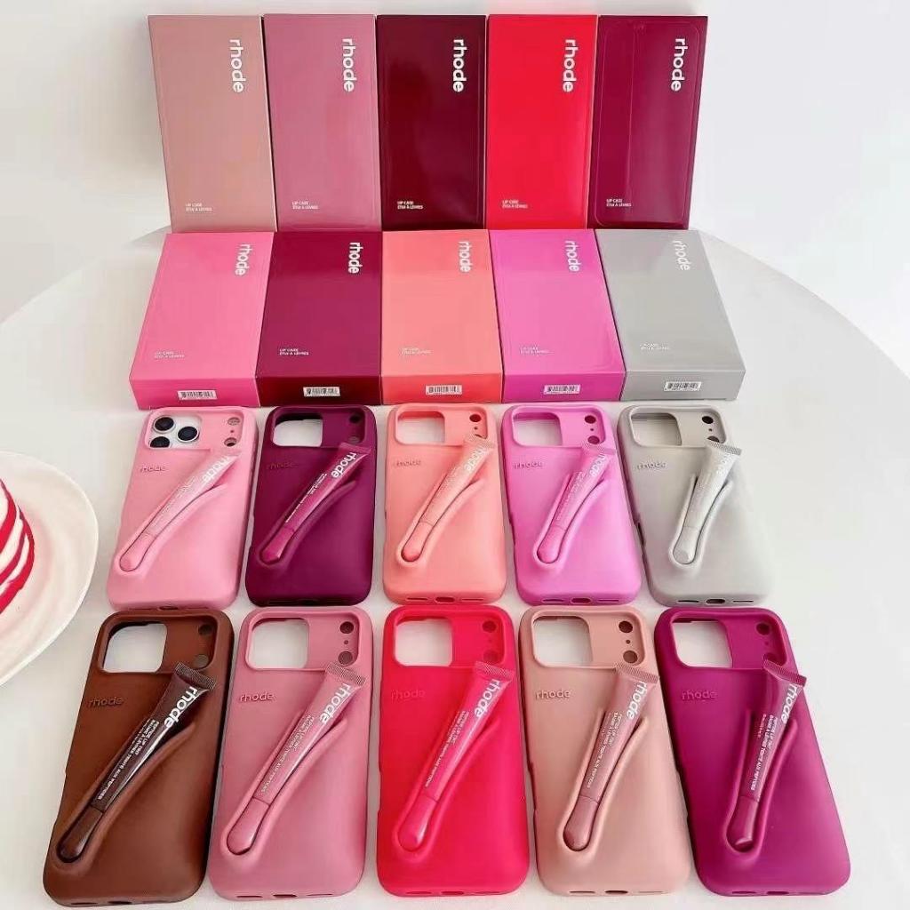 Jual Rhode Lip Gloss Case for iPhone 14 15 16 13 12 11 Pro Max Espresso ...