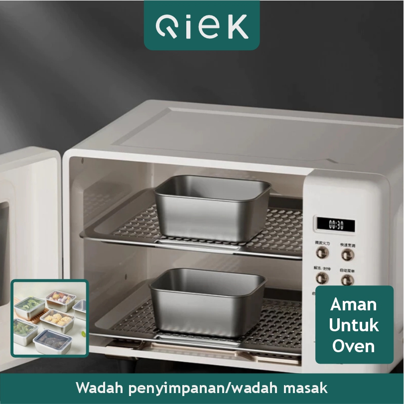 Jual (Buy 1 Get 5pcs) Qiek Food Container Wadah Makanan Container Box ...