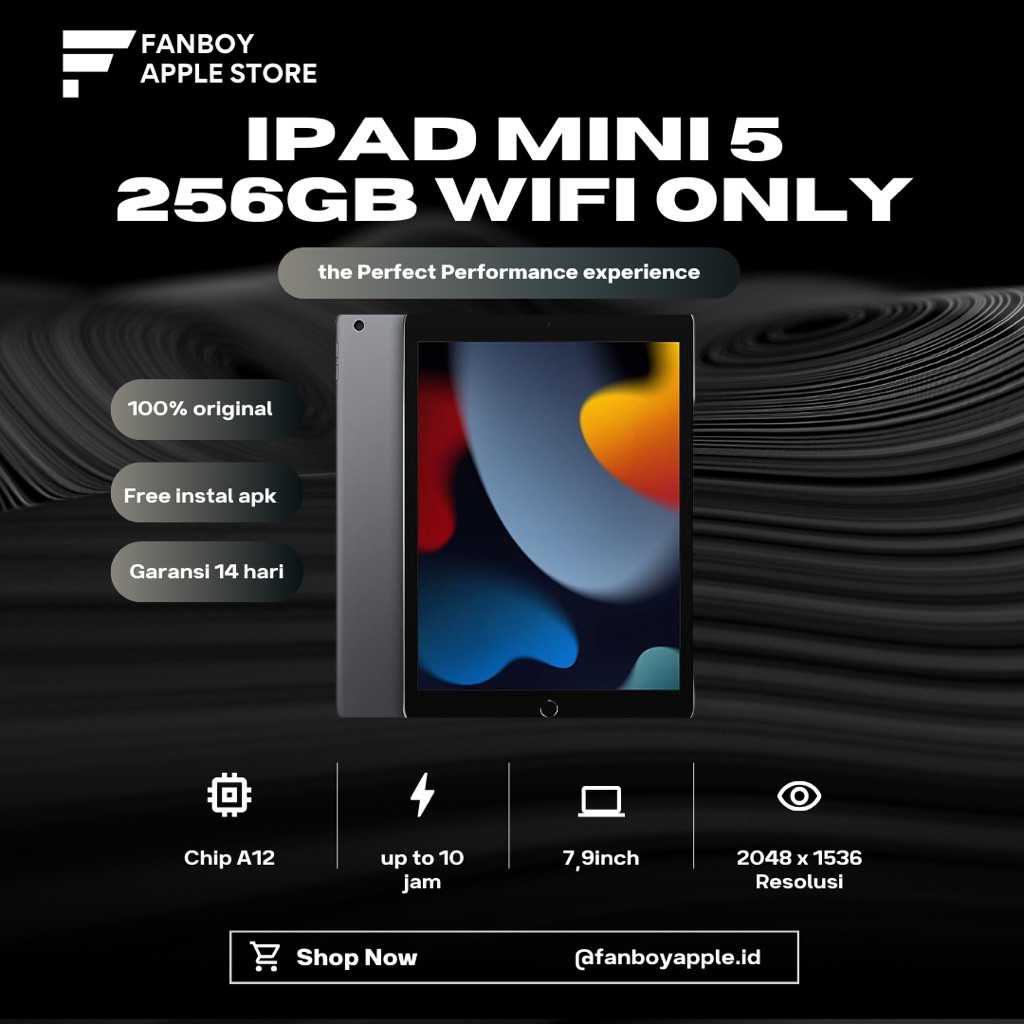 Jual IPAD MINI 5 256GB WIFI ONLY SECOND ORIGINAL LIKE NEW | Shopee ...