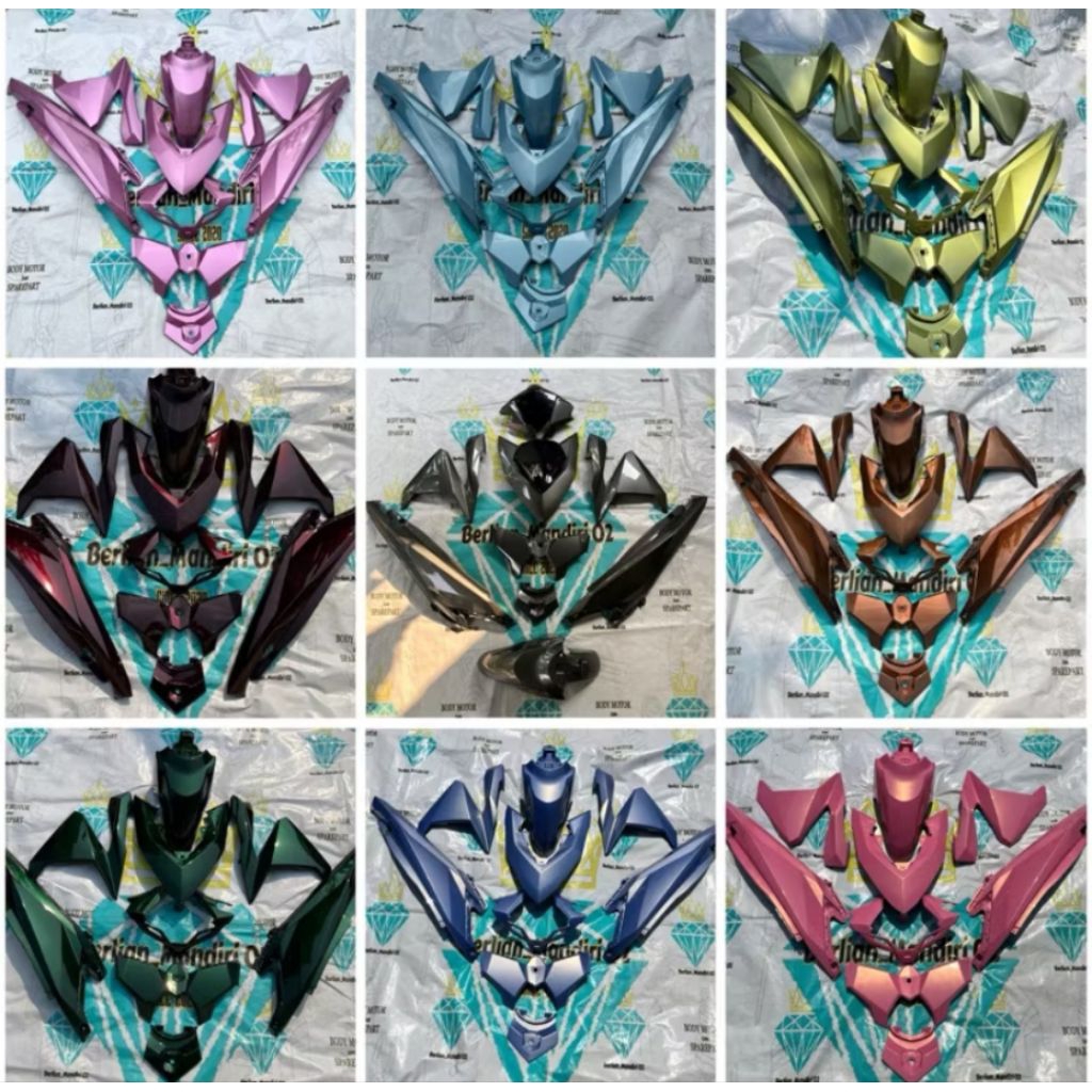 Jual BODY VARIO 125/150 LED 2015-2017 COVER BODY FULL HALUS HONDA VARIO ...