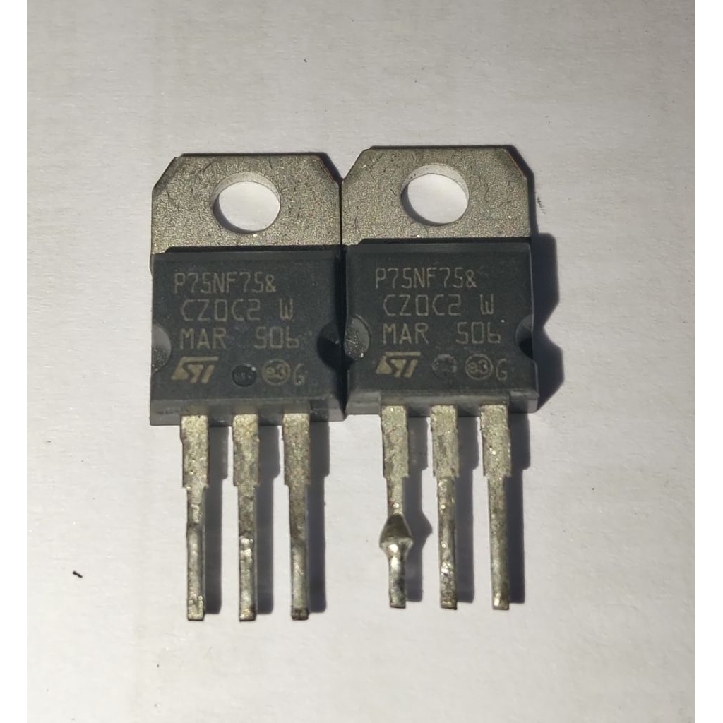 Jual MOSFET TRANSISTOR P75NF75 BEKAS | Shopee Indonesia