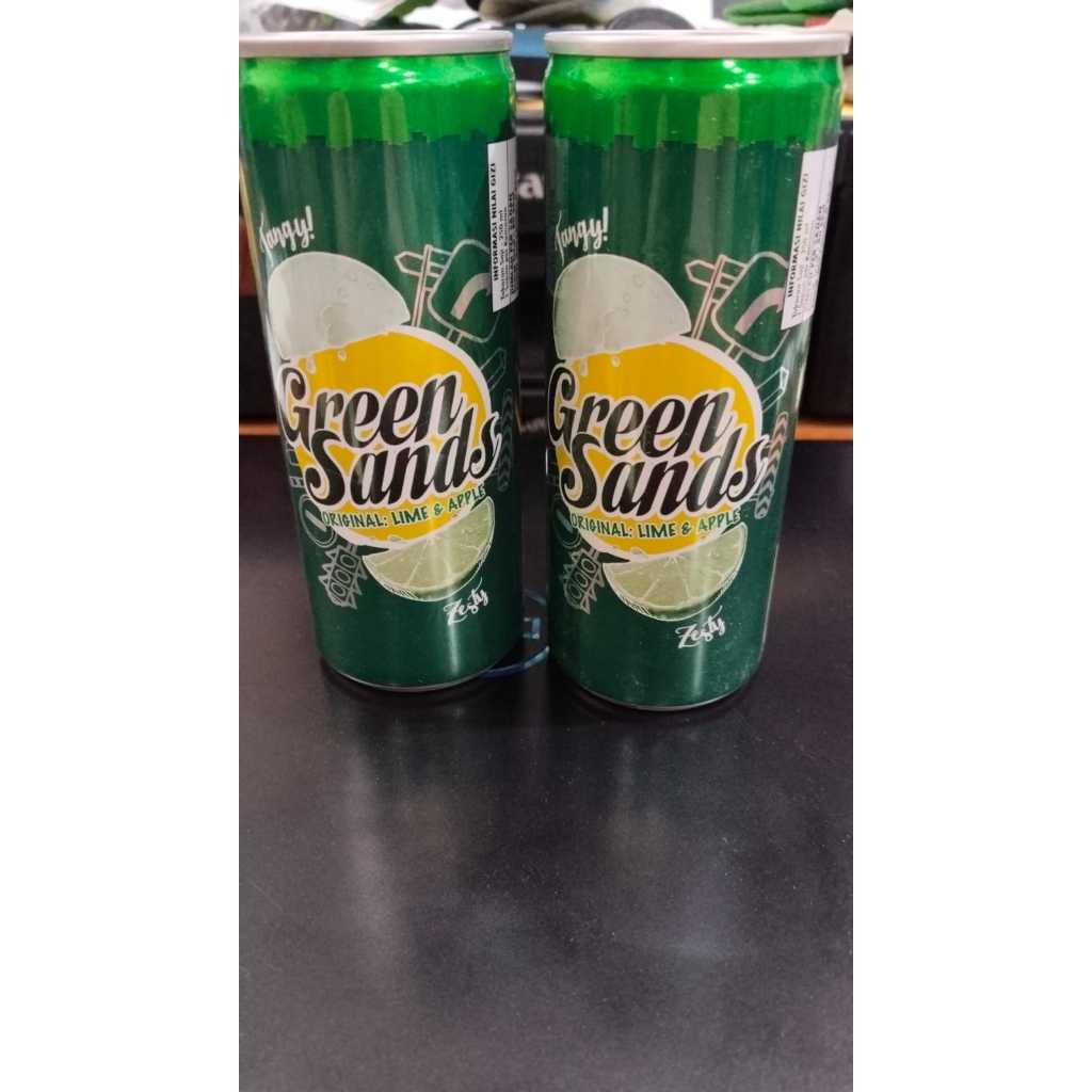 Jual Green Sands - Minuman Soda - 250ml KALENG / Minuman Soda Kaleng ...