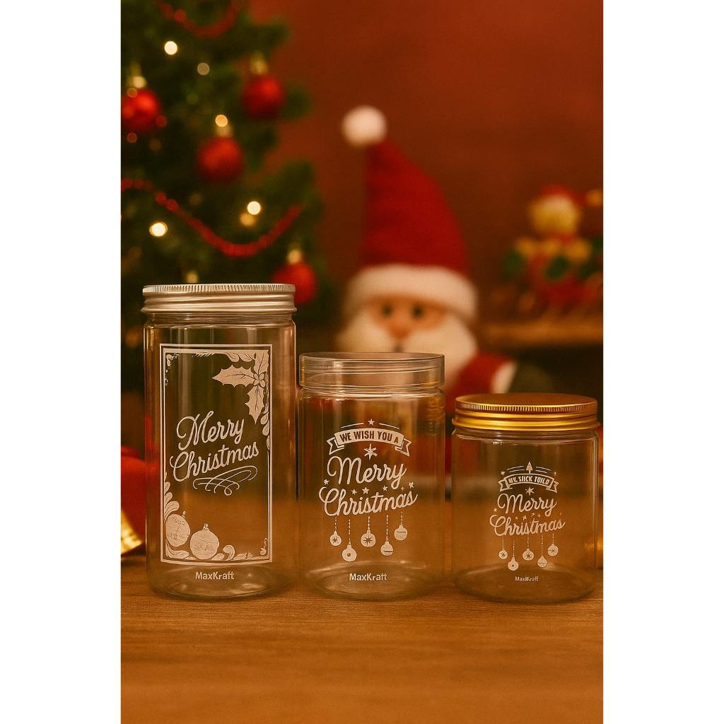 Jual Toples Kue Kering Edisi Natal | Toples Tabung Kue Kering Edisi ...