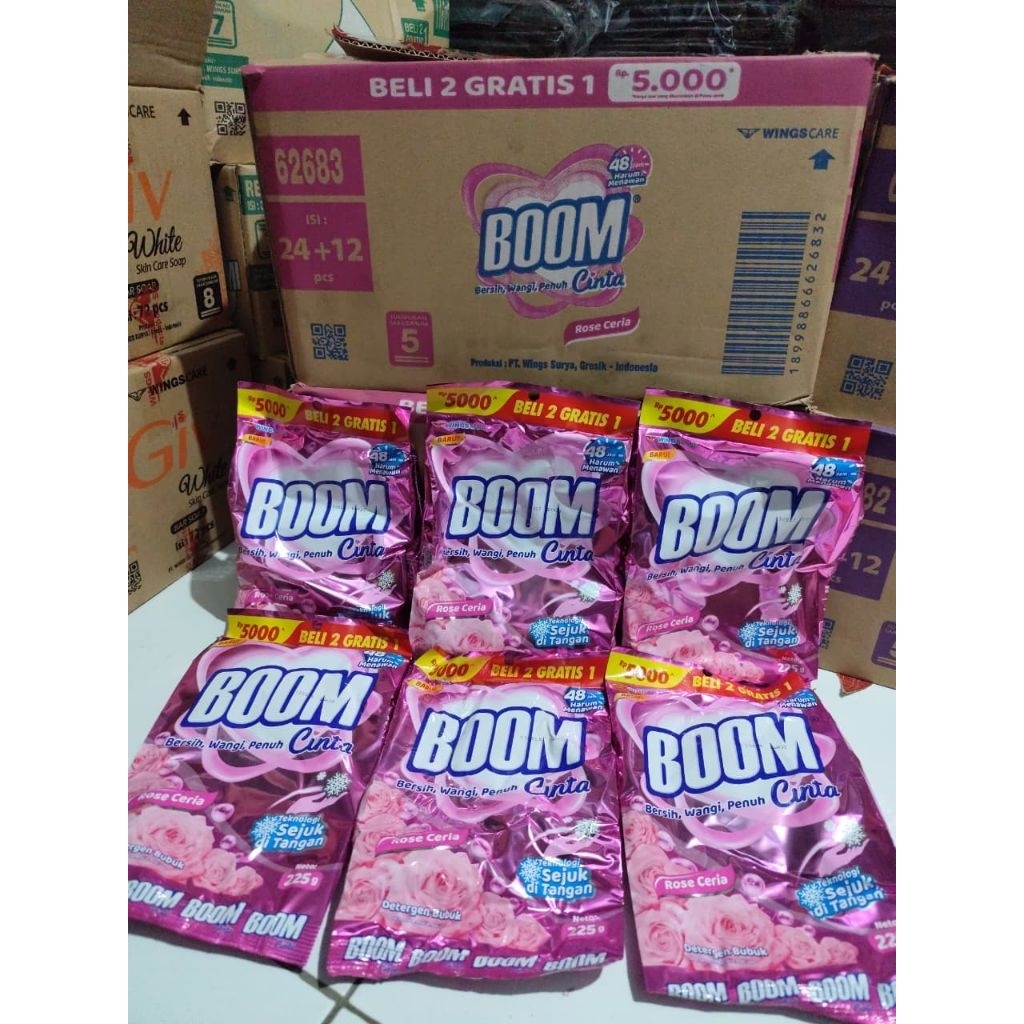 Jual (COD) SABUN BOOM 5000 an detergen sabun bubuk boom termurah dan ...
