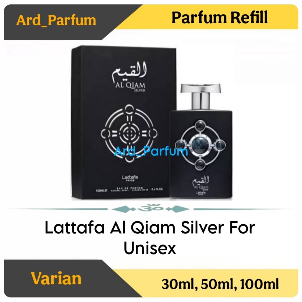 Jual Parfum Refill Lattafa Al Qiam Silver For Unisex | Shopee Indonesia