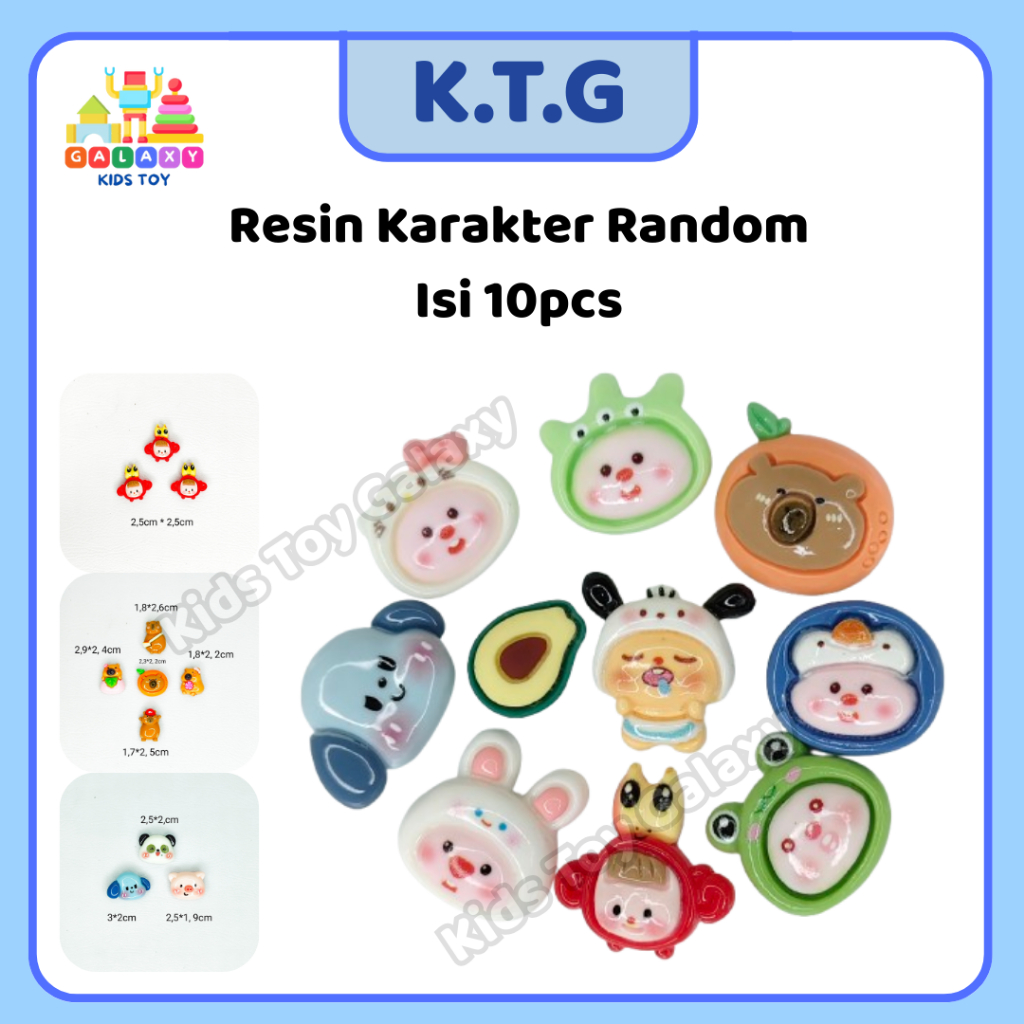 Jual Resin Aksesoris Karakter 10pcs Spongebob Loopy dll cake topper ...