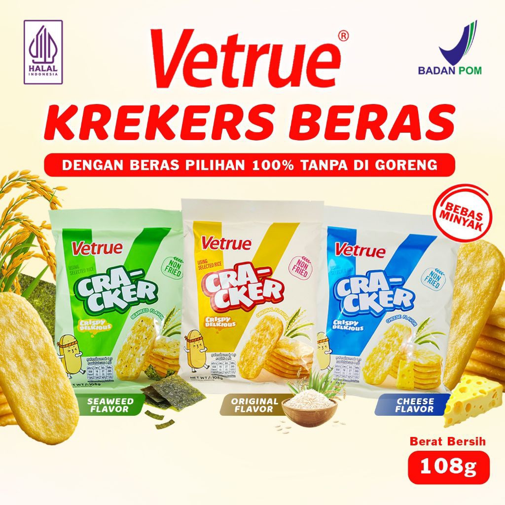Jual Vetrue Cracker No Fried | Shopee Indonesia