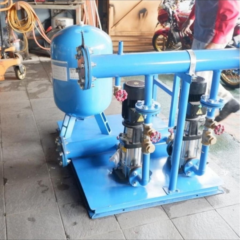 Jual pompa boostermerek cnp kapasitas 150 lpm head 35 meter pompa 2 ...