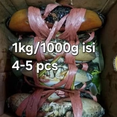 Jual Kepiting Bakau Hidup / Segar 1Kg Isi 4-5 Ekor – Daging Tebal ...