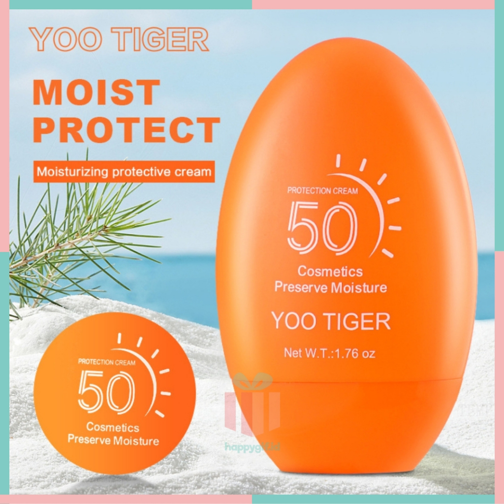 Jual Yoo Tiger Sunscreen SPF 50 PA+++ 50ml Sunblock Wajah UV Protection ...
