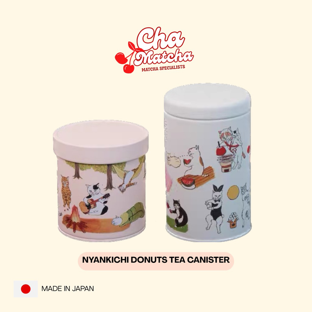 Jual Fast PO | Original Japan Nyankichi Donuts Cat Tea Canister Nitto ...