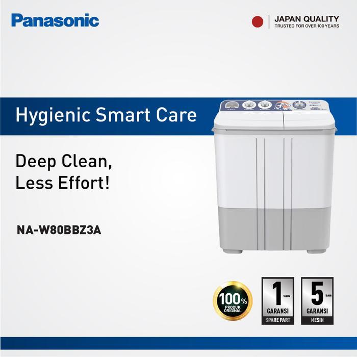 Jual Mesin Cuci PANASONIC NAW80BBZ3A 8 Kg Double Ag Clean Pulsator Nami ...