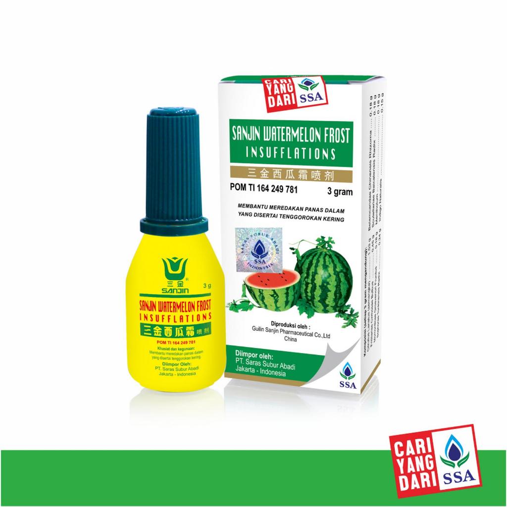 Jual Sanjin Watermelon Frost insufflations (Semprot) Hau Fung San Spray ...