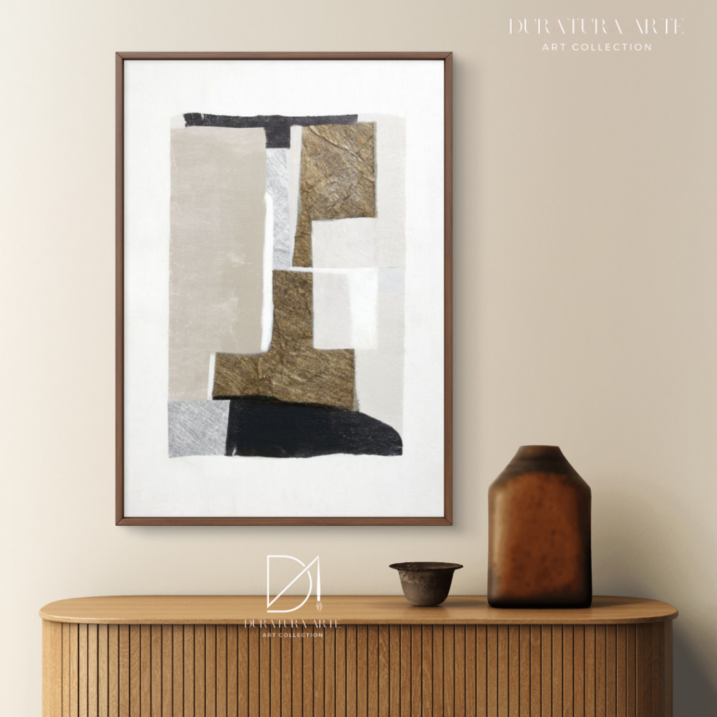 Jual Duratura - Lukisan Abstrak Modern Warna Earth Tone - Lukisan Plus ...
