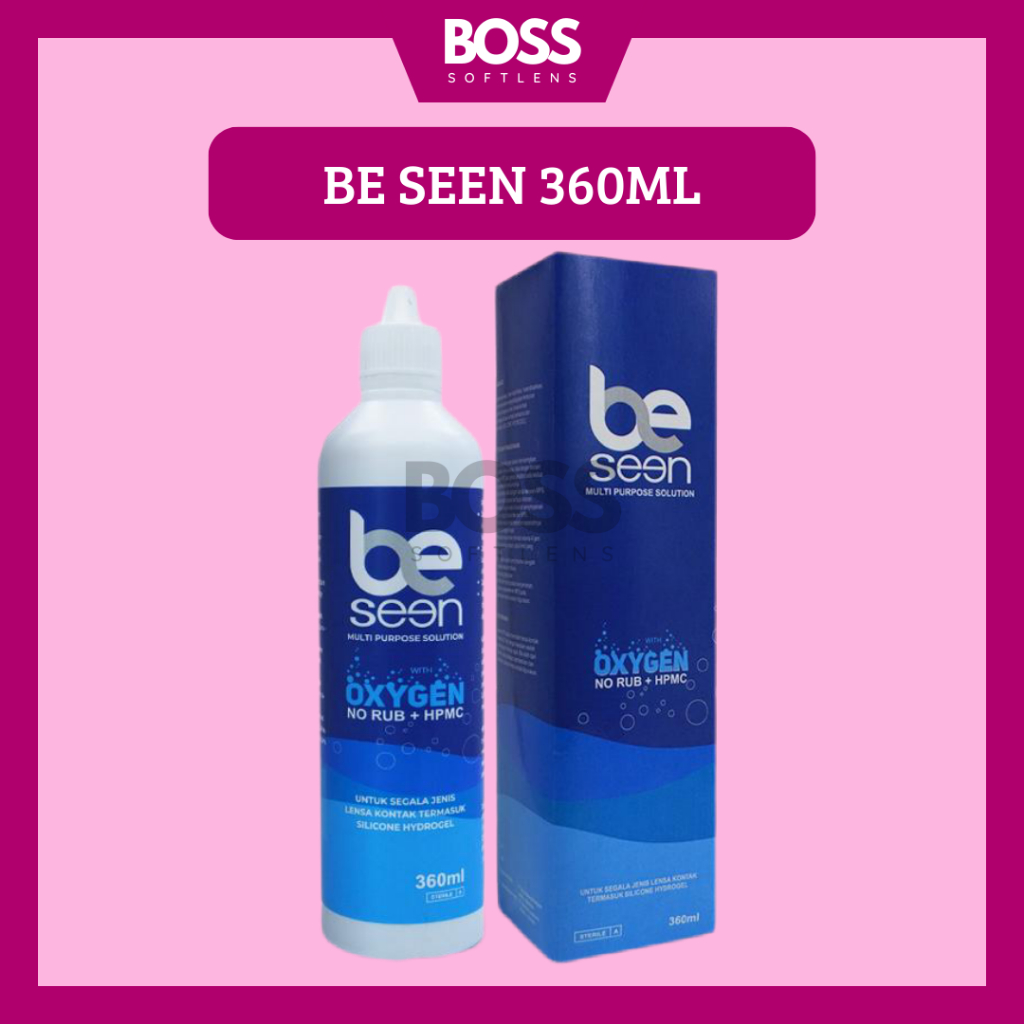 Jual (BISA COD) AIR SOFTLENS OMEGA BE SEEN OXYGEN 360ML / CAIRAN ...