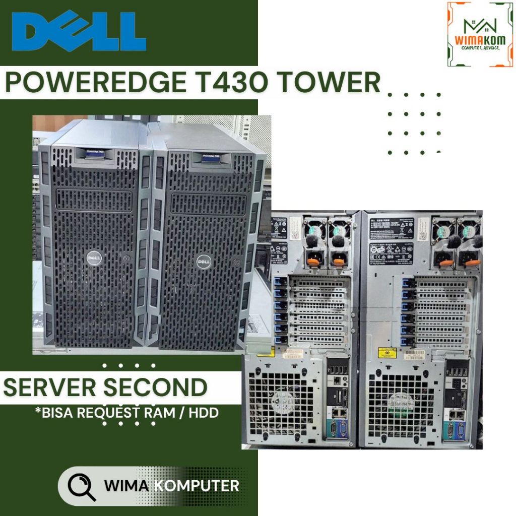 Jual Server DELL PowerEdge T430 36CPUs | Shopee Indonesia