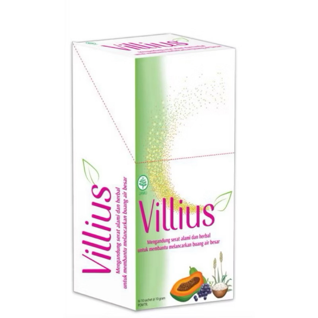 Jual Villius 10g Sachet 1Dos isi 10 Sachet (Anti Sembelit Dan ...