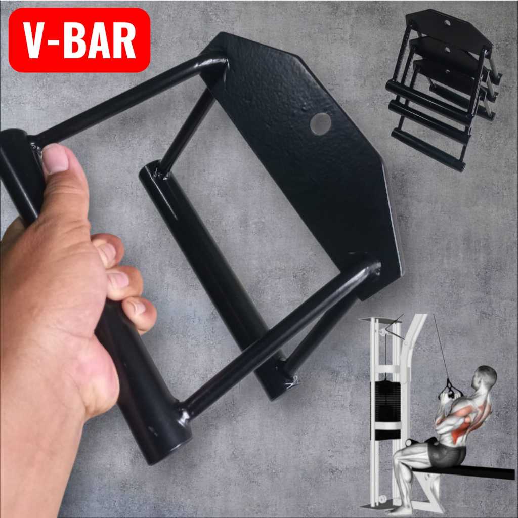 Jual V-BAR PULL DOWN GRIP HANDLE PULL DOWN ALAT OLAHRAGA FITNESS ...