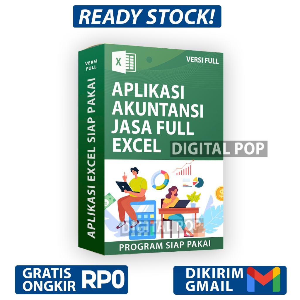 Jual Aplikasi Akuntansi Jasa Excel Versi Full - Program Siap Pakai Laporan Keuangan Usaha Jasa ...