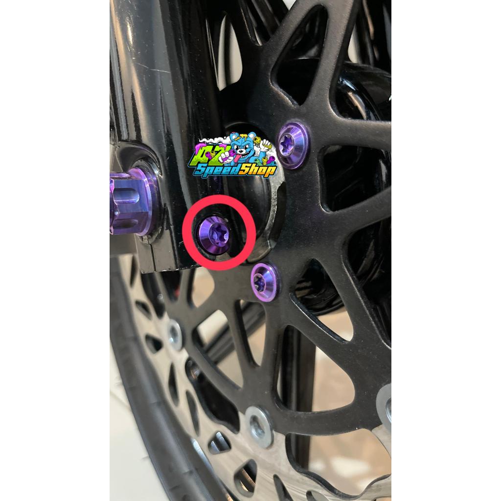 Jual BAUT TITANIUM SHOCK DEPAN BAWAH NINJA SS R | Shopee Indonesia