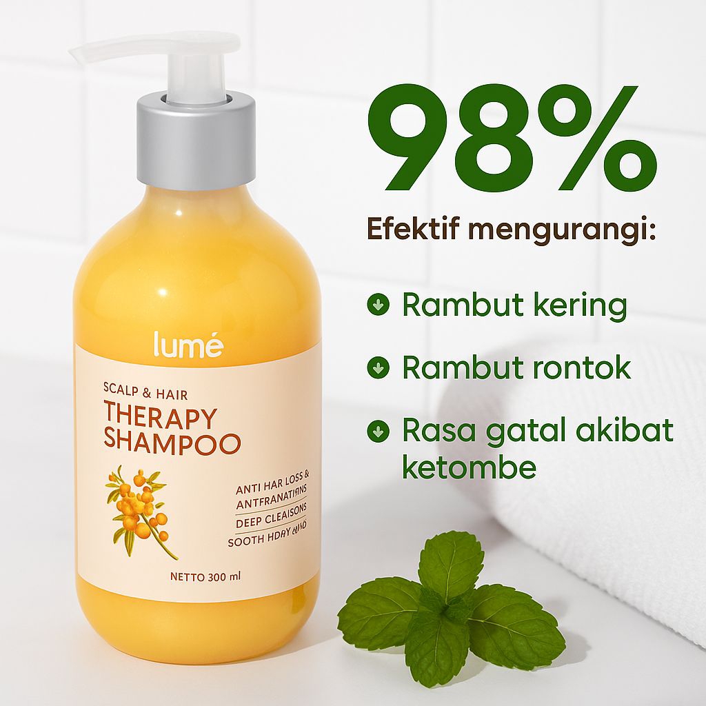 Jual LUME SHAMPOO SCALP HAIR THERAPY NON SLS VIRAL PERAWATAN RAMBUT ...