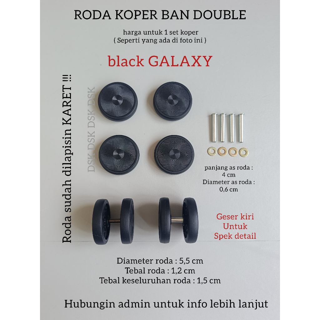 Jual RODA DOUBLE WHEEL, RODA KOPER, RODA PASPORD, LOJEL, AMERICA ...