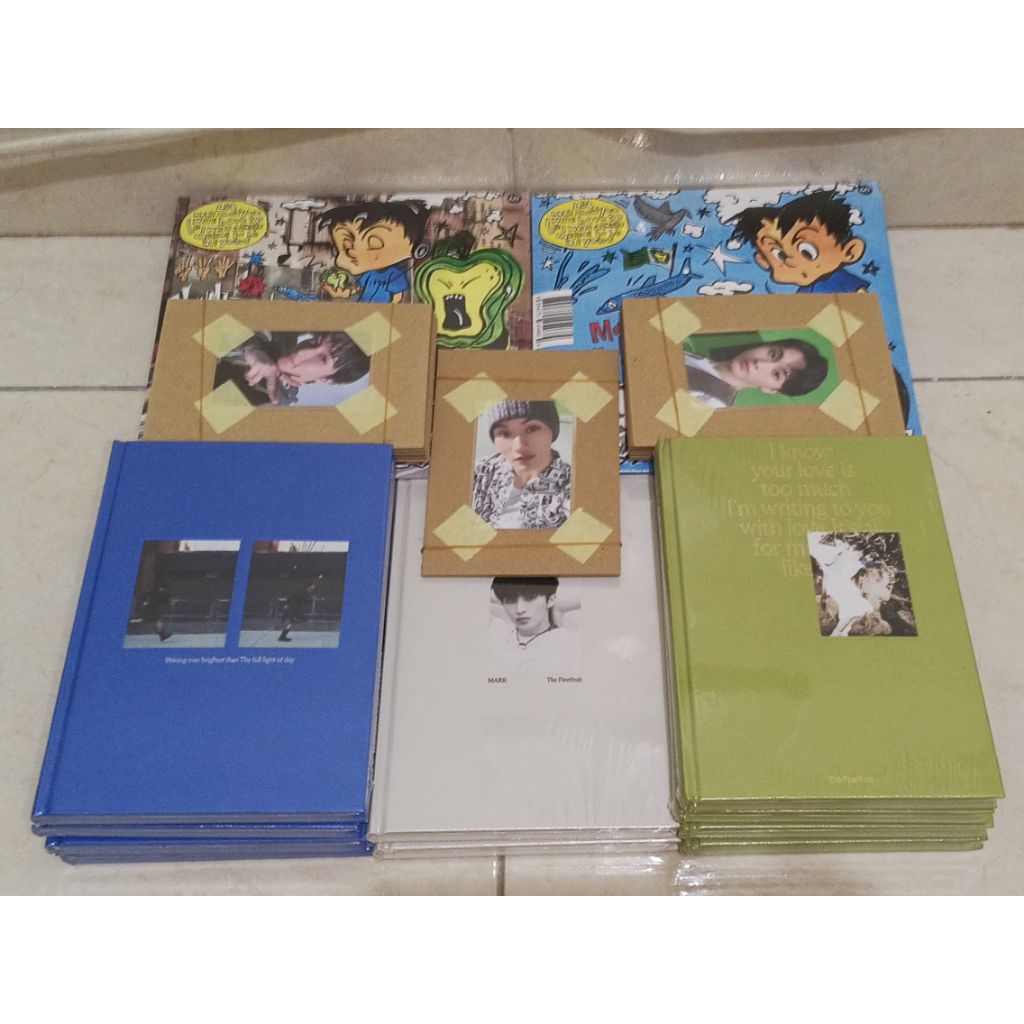 Jual [READY] Mark NCT solo The Firstfruit Album Photobook Square Flap ...