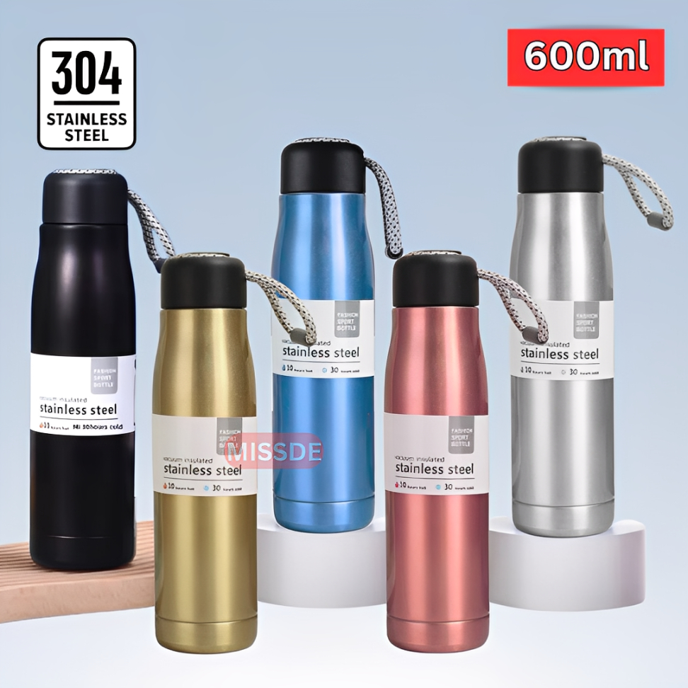 Jual BOTOL AIR MINUM STAINLESS 600ML / TUMBLR DOFF / TUMBLER TAHAN ...