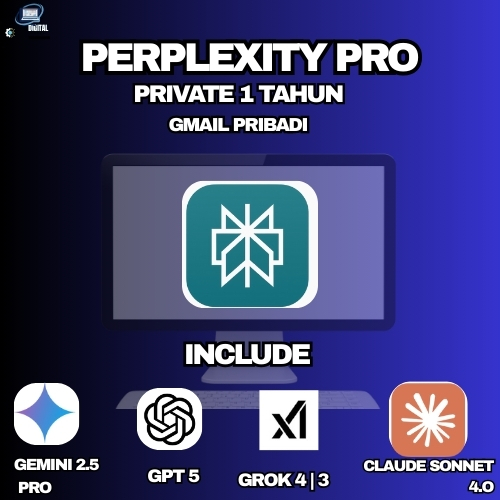Jual PERPLEXITY AI PRO 1 TAHUN PRIBADI INCLUDE GPT 5, GROK 4, CLAUDE AI | Special Order #13 ...