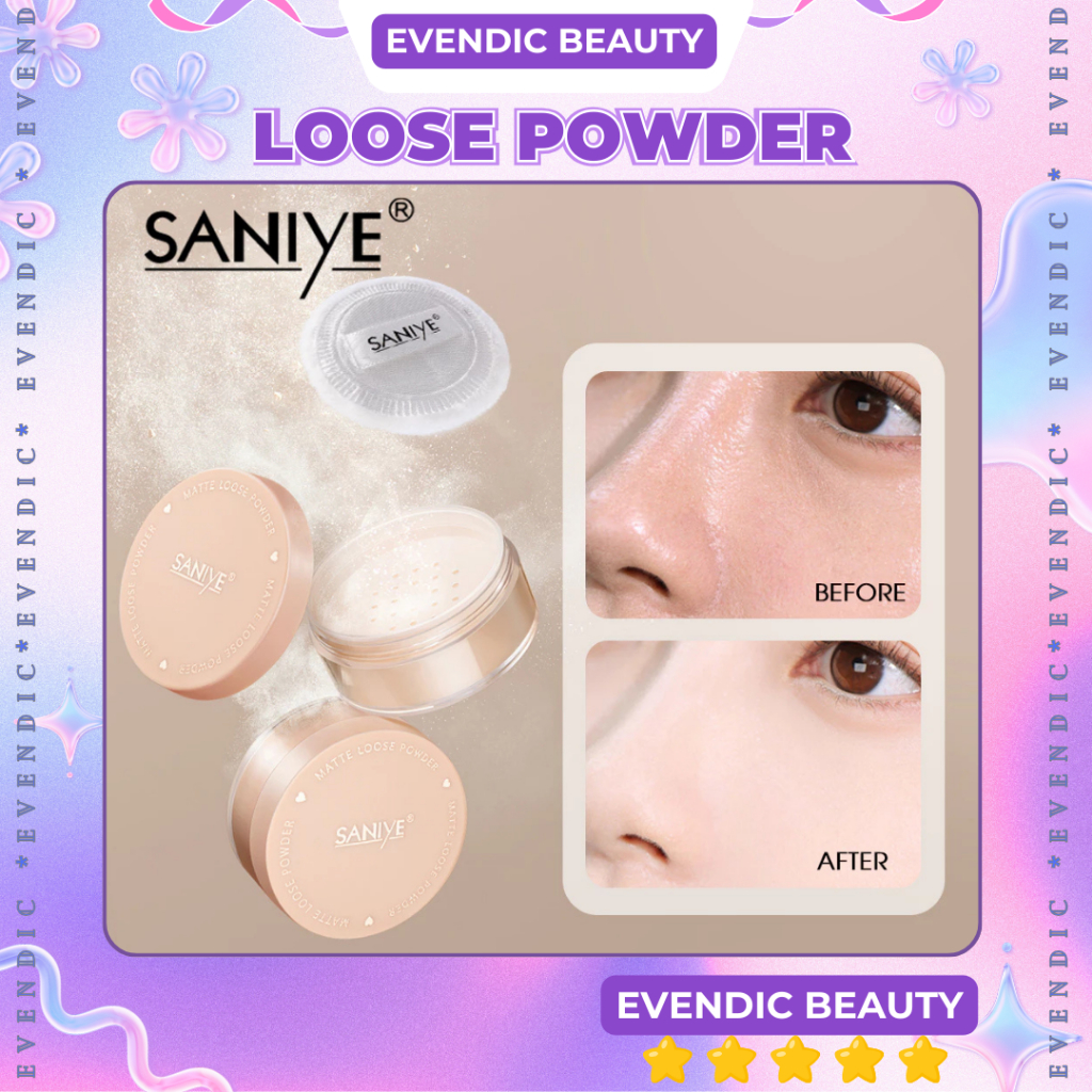 Jual READY SANIYE 3 Warna Oil Control Loose Powder Wajah Perfect ...
