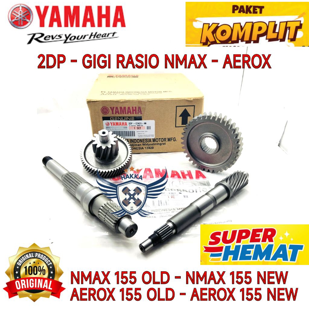 Jual 2DP ORIGINAL GIGI RASIO KOMPLIT YAMAHA NMAX, GIGI RASIO YAMAHA ...