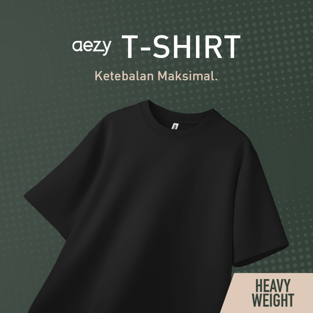 Jual No Void Minds Heavyweight AEZY LITE Oversized T-Shirt | Charcoal ...