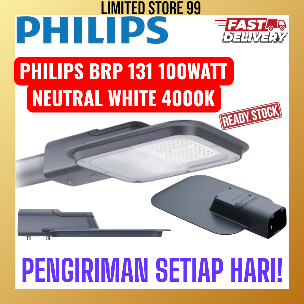 Jual Philips BRP131 100Watt Lampu Jalan PJU BRP 131 LED125 Neutral ...