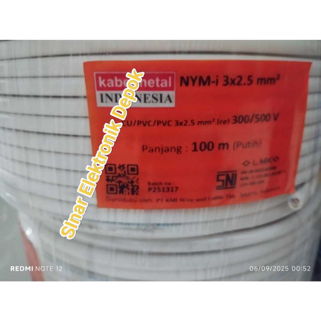 Jual KABEL METAL NYM 3X2.5 100M | Shopee Indonesia