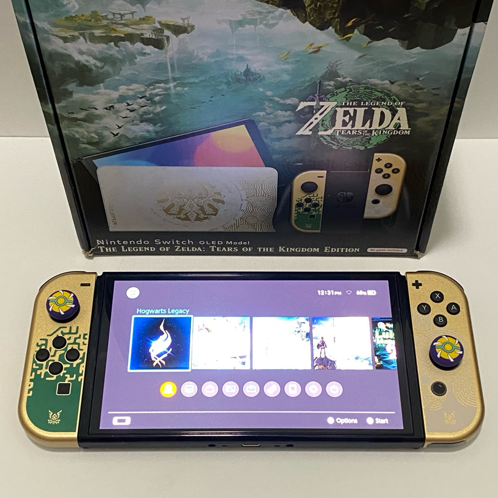 Jual Nintendo Switch OLED Zelda Edition 2025 Fullset 512gb CFW Fullset ...