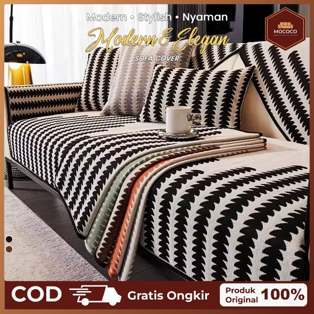 Jual Mococo Alas Selimut Sofa Minimalis Chenille Klasik | Sofa Cover 1 ...