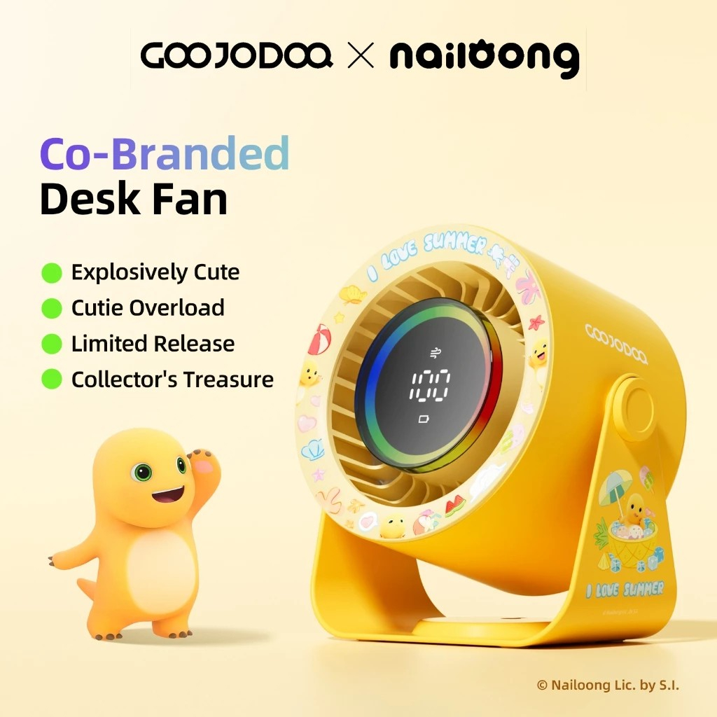 Jual 【GOOJODOQ x Nailoong】GFS008 High-speed Desktop Turbine Circulating ...