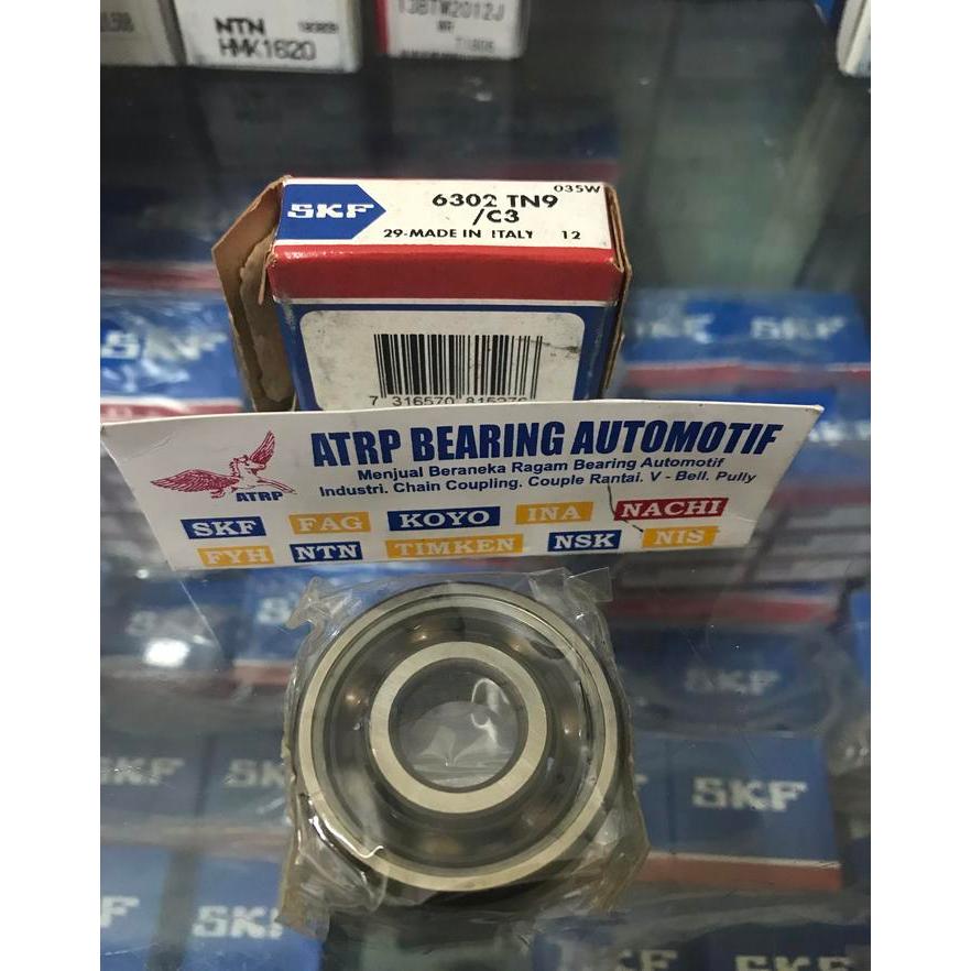 Jual BALL BEARING 6302 TN9/C3 SKF ITALY ORIGINAL | Shopee Indonesia