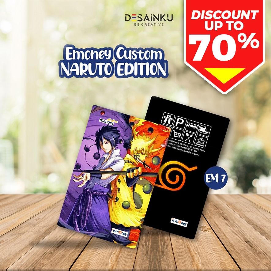 Jual E-money NARUTO Edition / Emoney Anime game / Kartu E-Toll Murah ...