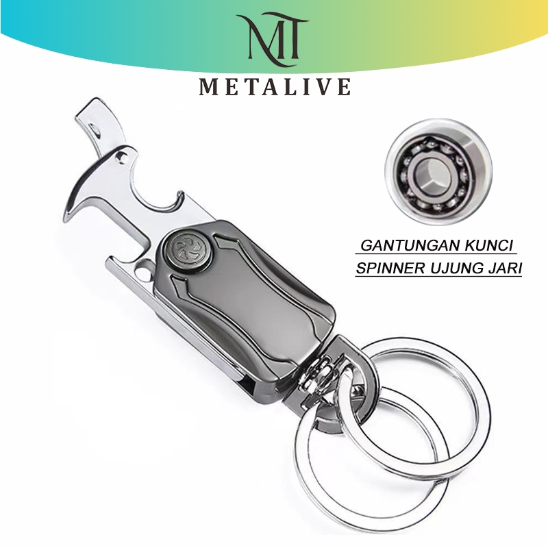 Jual METALIVE Gantungan Kunci Multi-Fungsi Gyro Motor Mobil Keychain ...